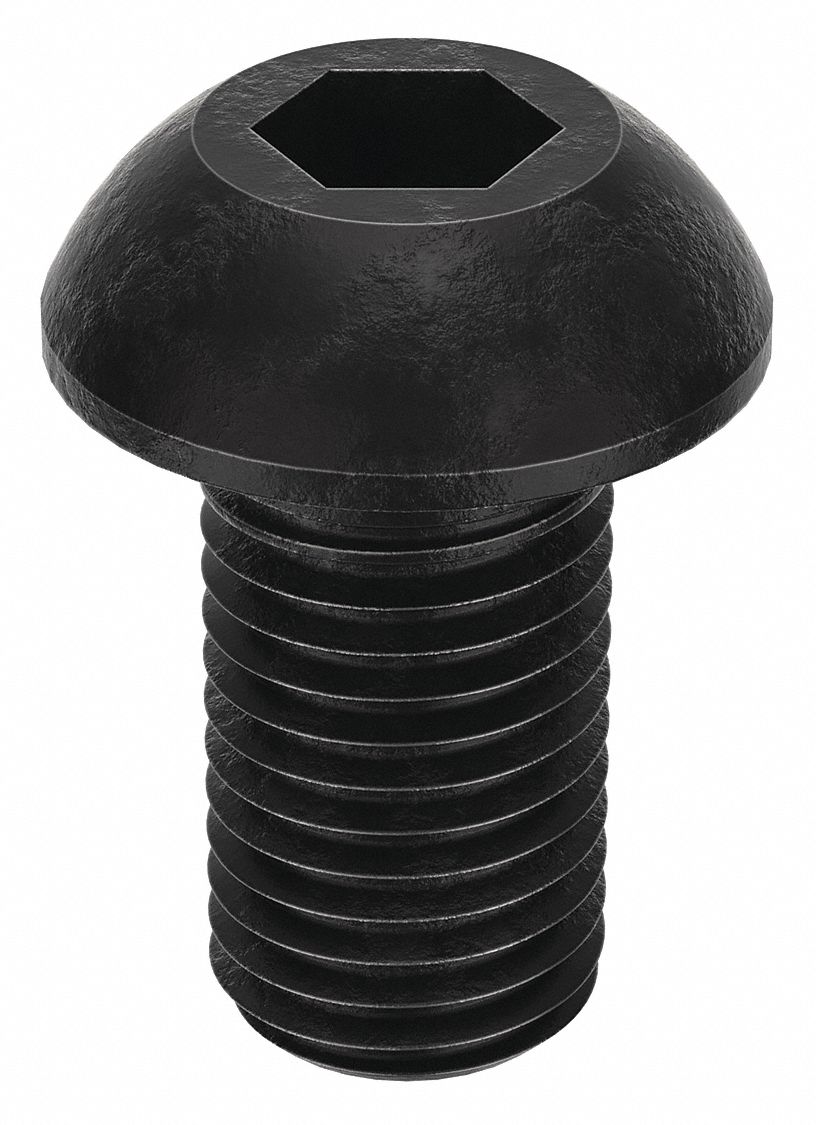 M16-2 Thread Size, 30 mm Lg, Socket Head Cap Screw - 38DA74|M07150.160. ...