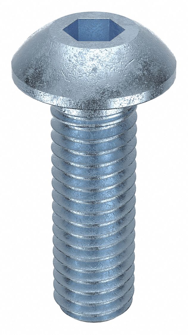 M5x0.80 Thread Size, 16 mm Lg, Socket Head Cap Screw - 38DC06|M07151 ...