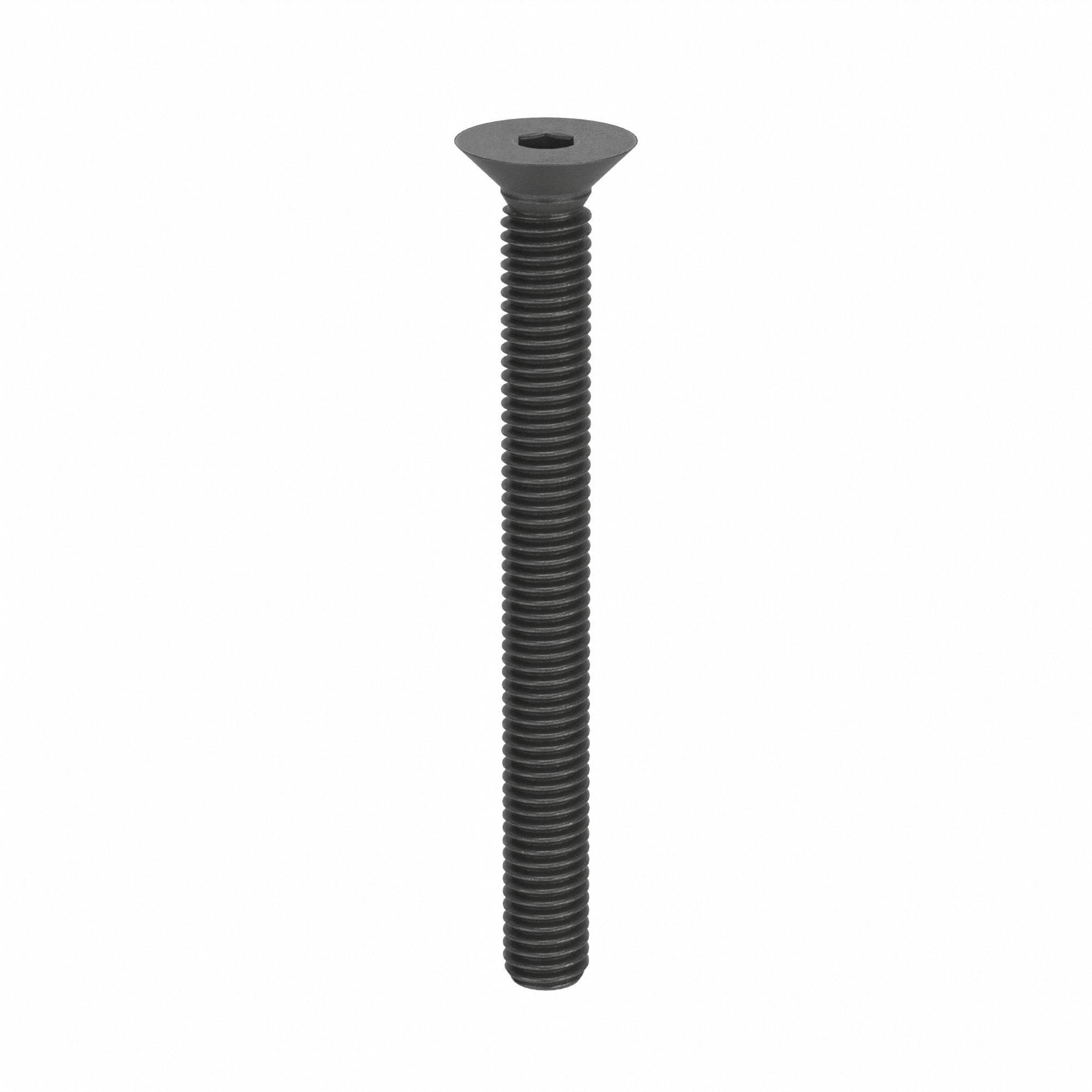 M5x0.80 Thread Size, 50 mm Lg, Socket Flat Head Screw - 38DE77|M07400 ...