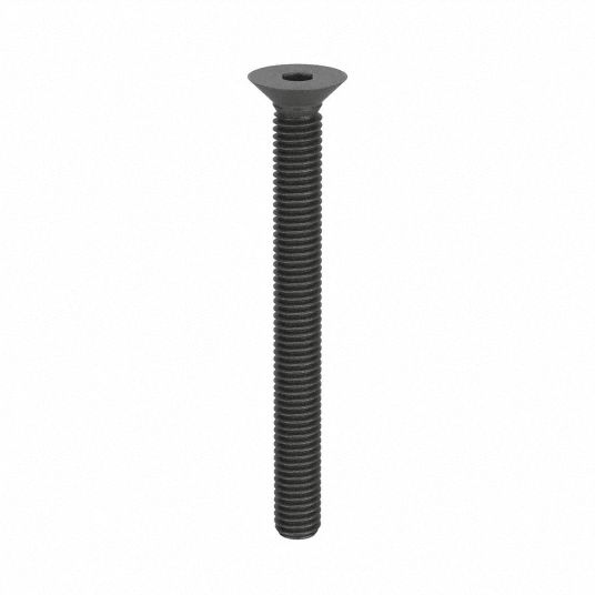M5x0.80 Thread Size, 50 mm Lg, Socket Flat Head Screw - 38DE77|M07400 ...