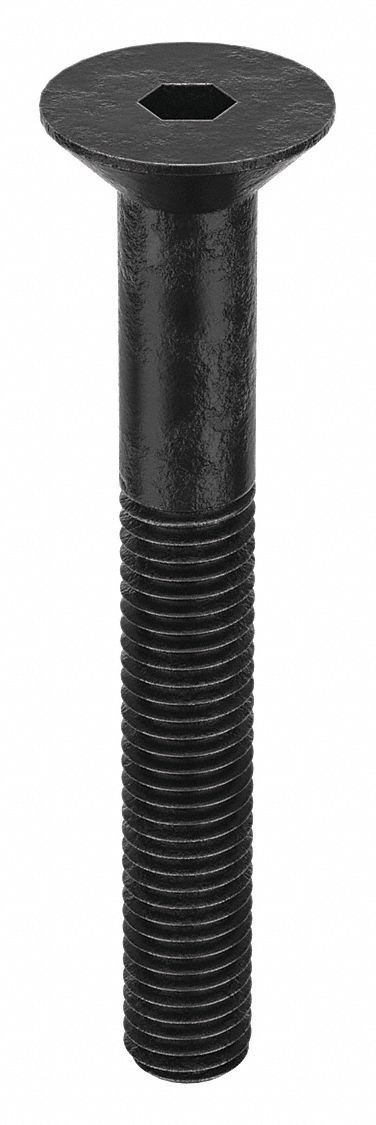 M10-1.5 Thread Size, 75 mm Lg, Socket Flat Head Screw - 38DE88|M07400 ...