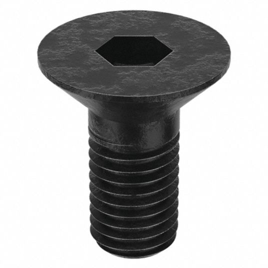 M14-2 Thread Size, 25 mm Lg, Socket Flat Head Screw - 38DE96|M07400.140 ...
