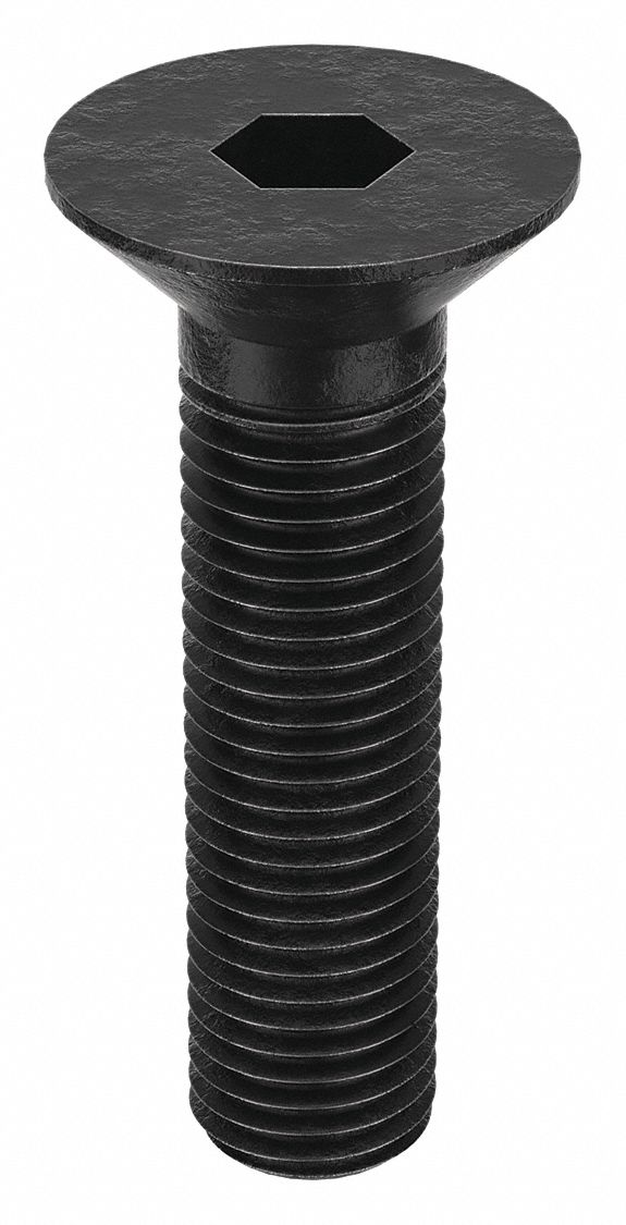 M16-2 Thread Size, 60 mm Lg, Socket Flat Head Screw - 38DF01|M07400.160 ...