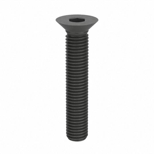 M18-2.5 Thread Size, 100 mm Lg, Socket Flat Head Screw - 38DF13|M07400 ...