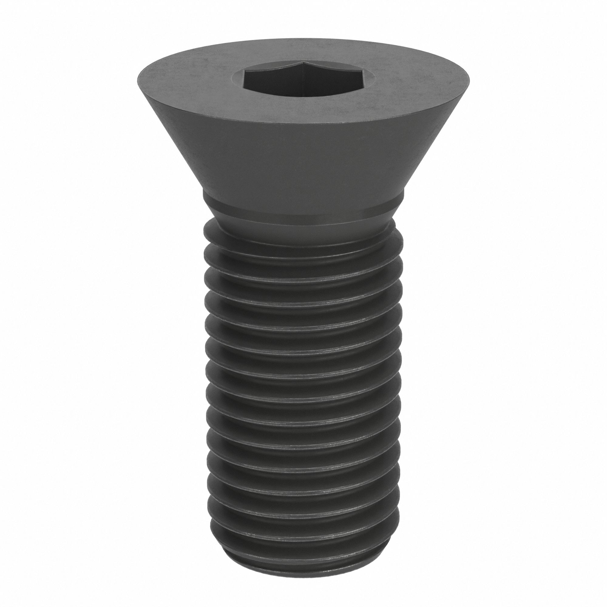 M24-3 Thread Size, 60 mm Lg, Socket Flat Head Screw - 38DF25|M07400.240 ...
