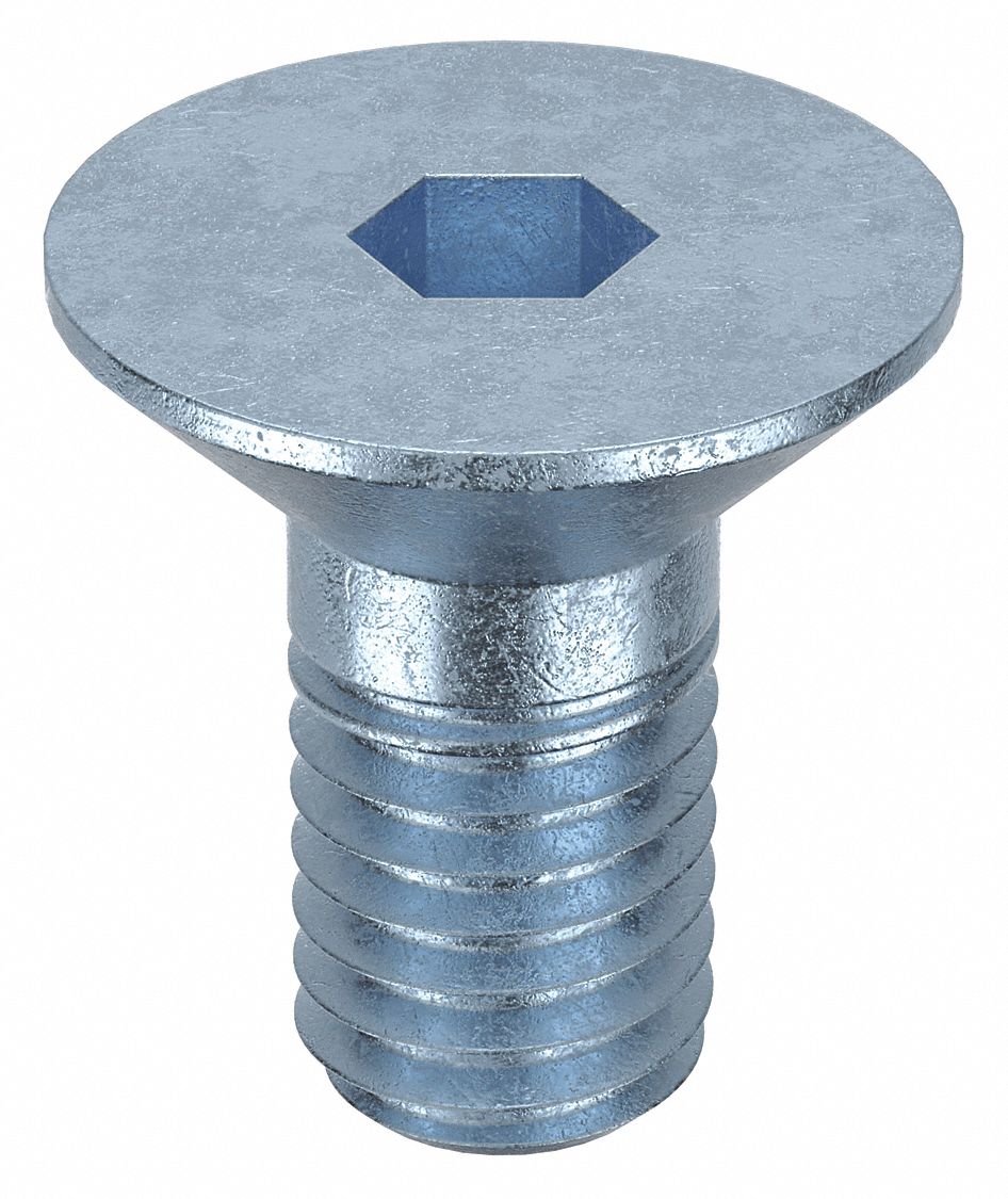 M5-0.8 Thread Size, 8 mm Lg, Socket Flat Head Screw - 38DF55|M07470.050 ...