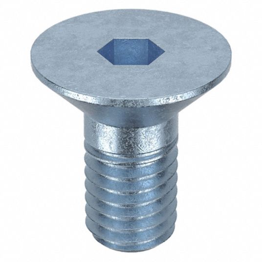 M5-0.8 Thread Size, 8 mm Lg, Socket Flat Head Screw - 38DF55|M07470.050.0008 - Grainger
