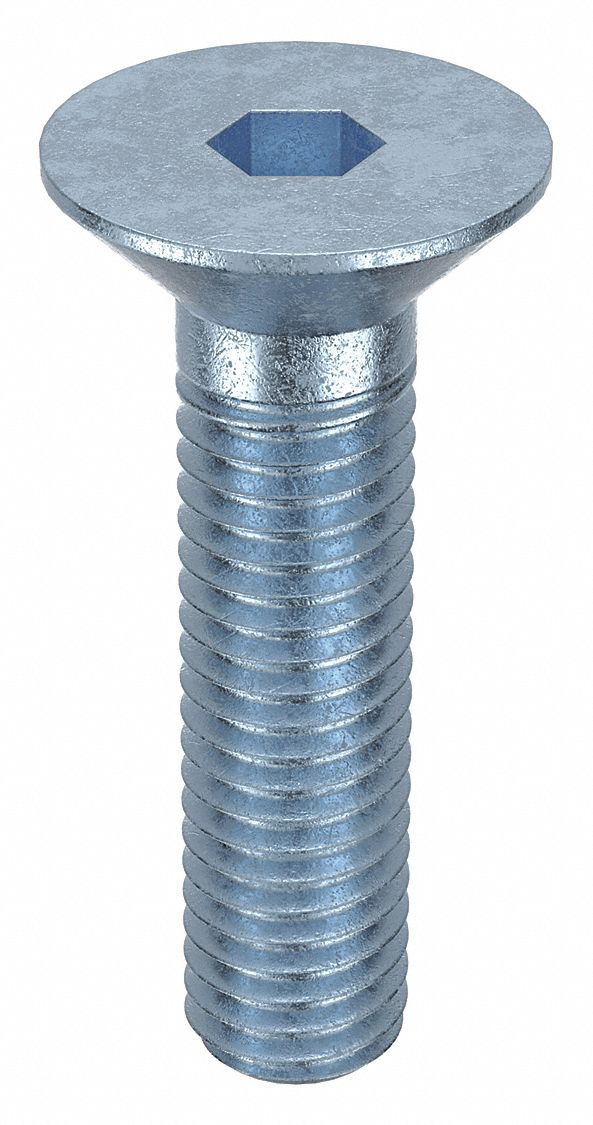 M8-1.25 Thread Size, 30 mm Lg, Socket Flat Head Screw - 38DF85|M07470 ...