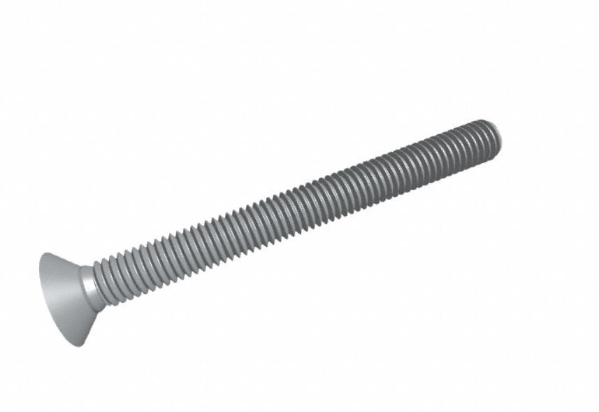 M8-1.25 Thread Size, 80 mm Lg, Socket Flat Head Screw - 38DF94|M07470 ...