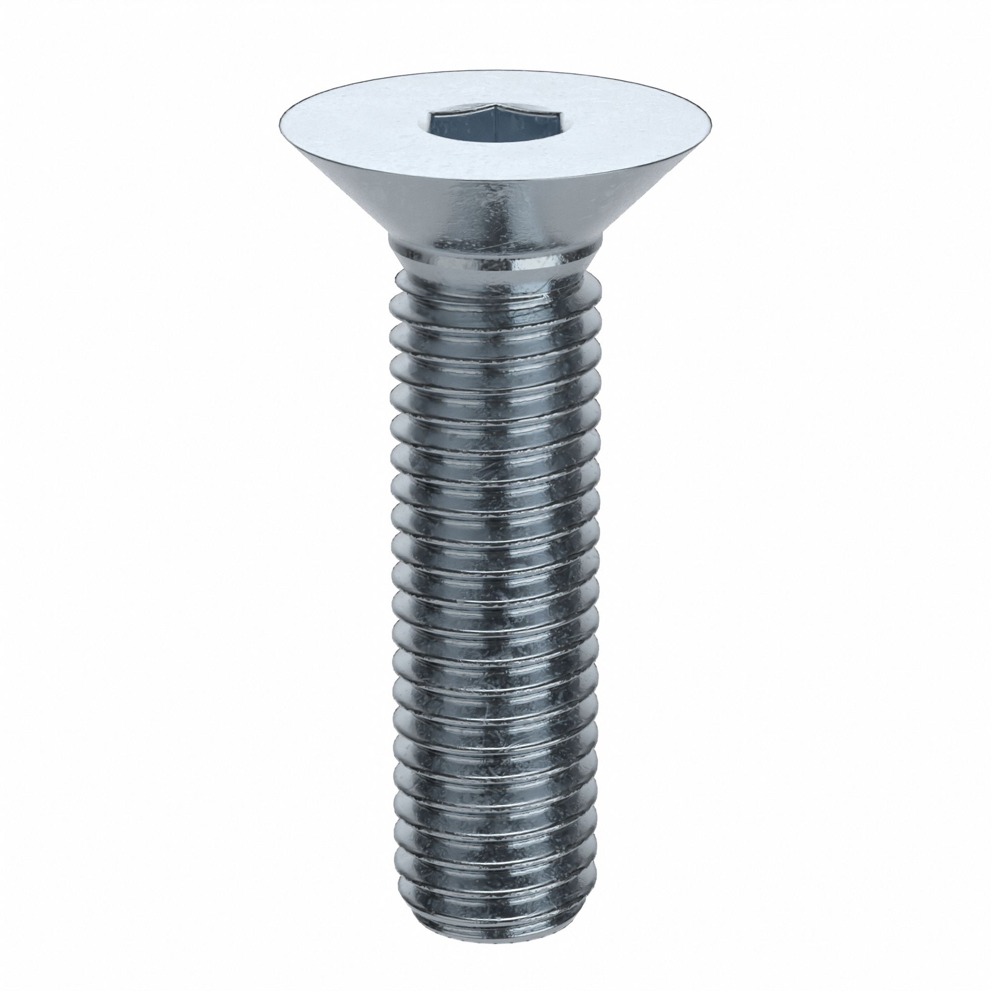 M10-1.5 Thread Size, 40 mm Lg, Socket Flat Head Screw - 38DG01|M07470 ...