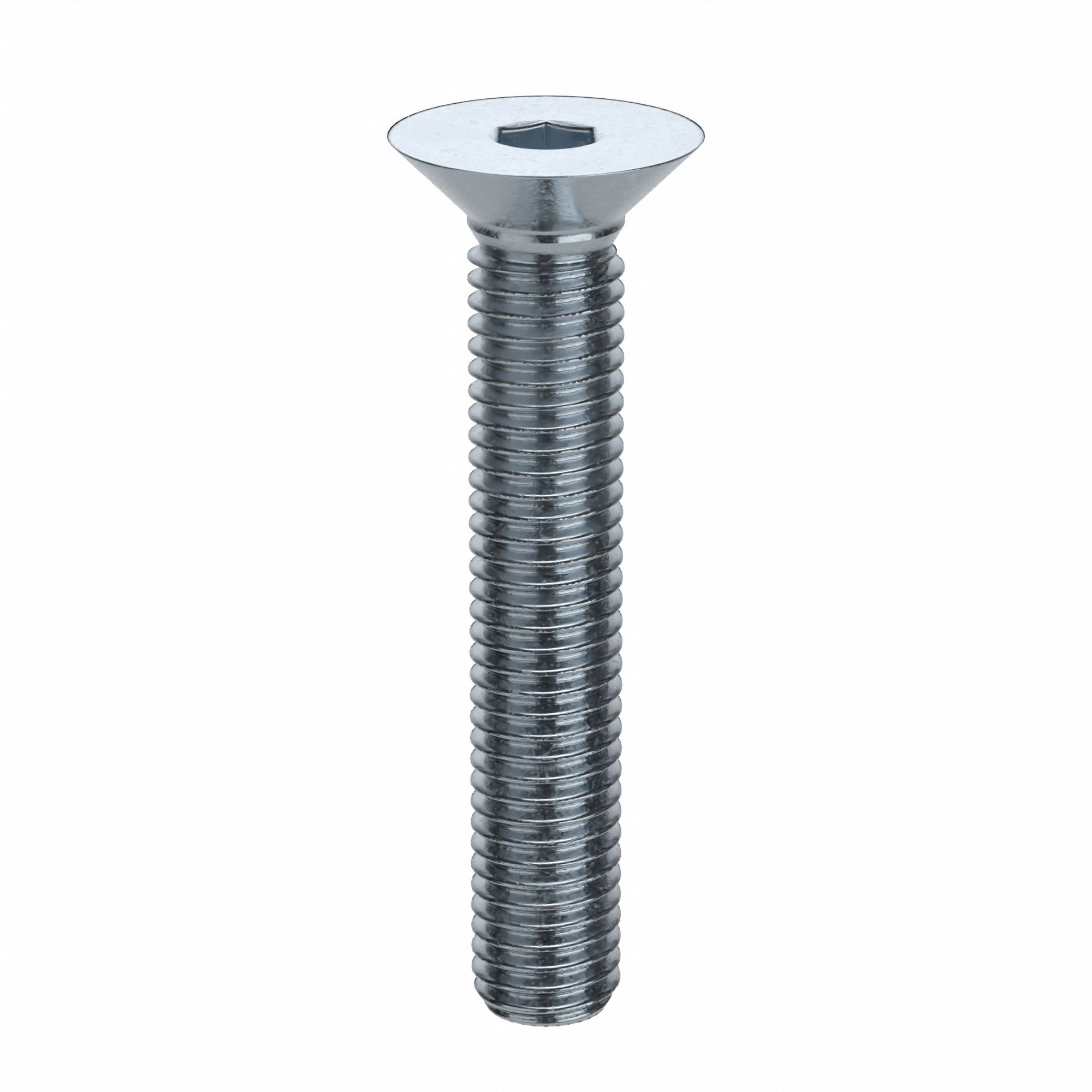 M10-1.5 Thread Size, 60 mm Lg, Socket Flat Head Screw - 38DG05|M07470 ...