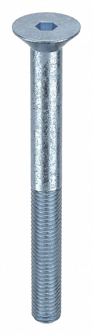 M10-1.5 Thread Size, 100 mm Lg, Socket Flat Head Screw - 38DG09|M07470 ...