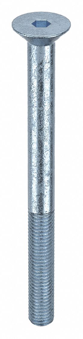 M10x1.50 Thread Size, 120 mm Lg, Socket Flat Head Screw - 38DG10|M07470 ...
