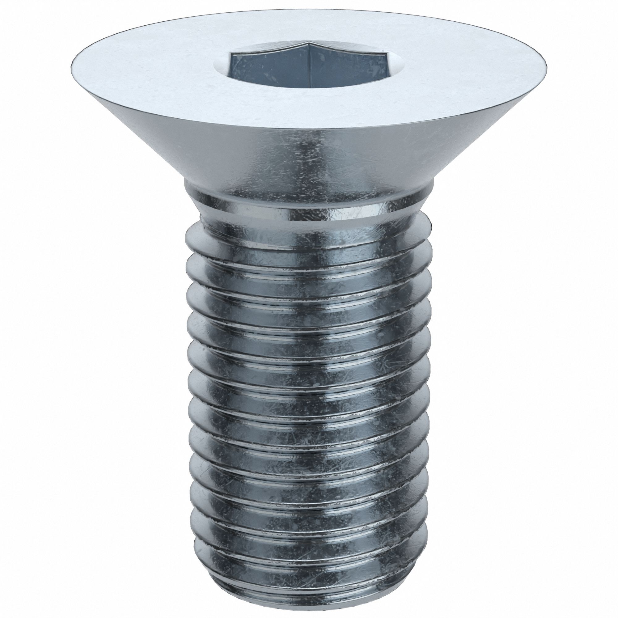 M16x2.00 Thread Size, 35 mm Lg, Socket Flat Head Screw - 38DG23|M07470 ...