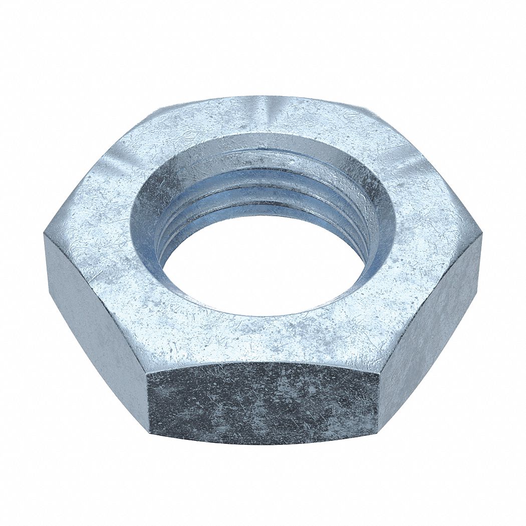 Jam Hex, M12x1.25 Thread, Hex Nut - 38DG68|M11380.120.0125 - Grainger