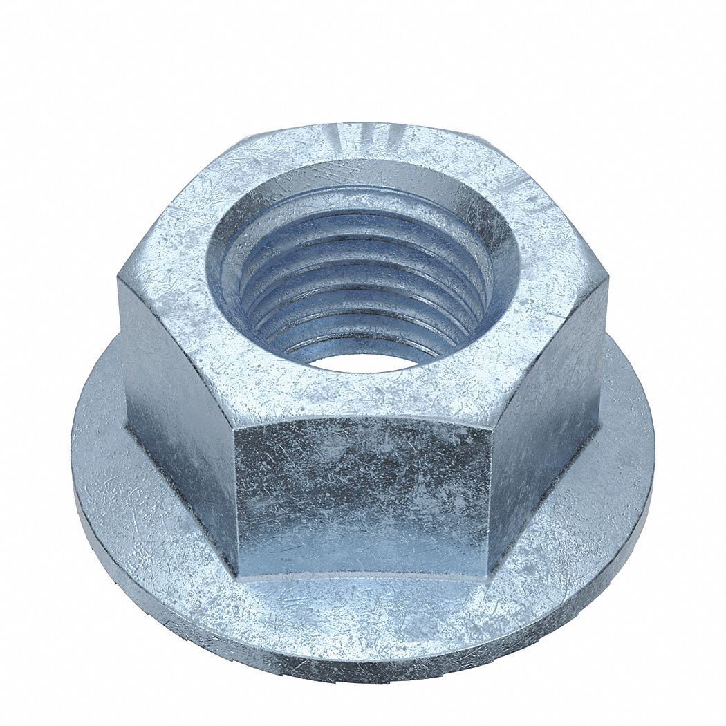 Serrated, M16-2.00 Thread Size, Lock Nut - 38DH75|M11610.160.0001 ...