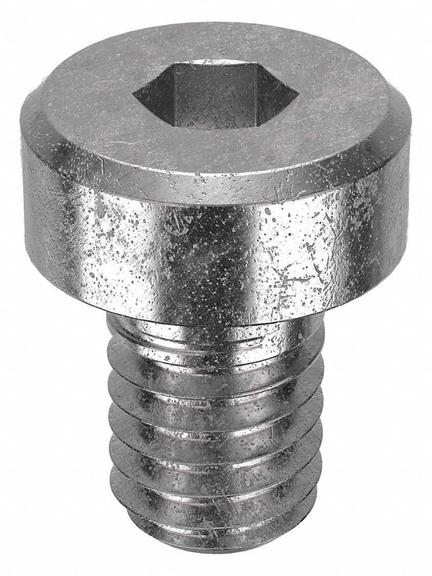 M4x0.70 Thread Size, 6 mm Lg, Socket Head Cap Screw - 38DZ61|M51040.040 ...