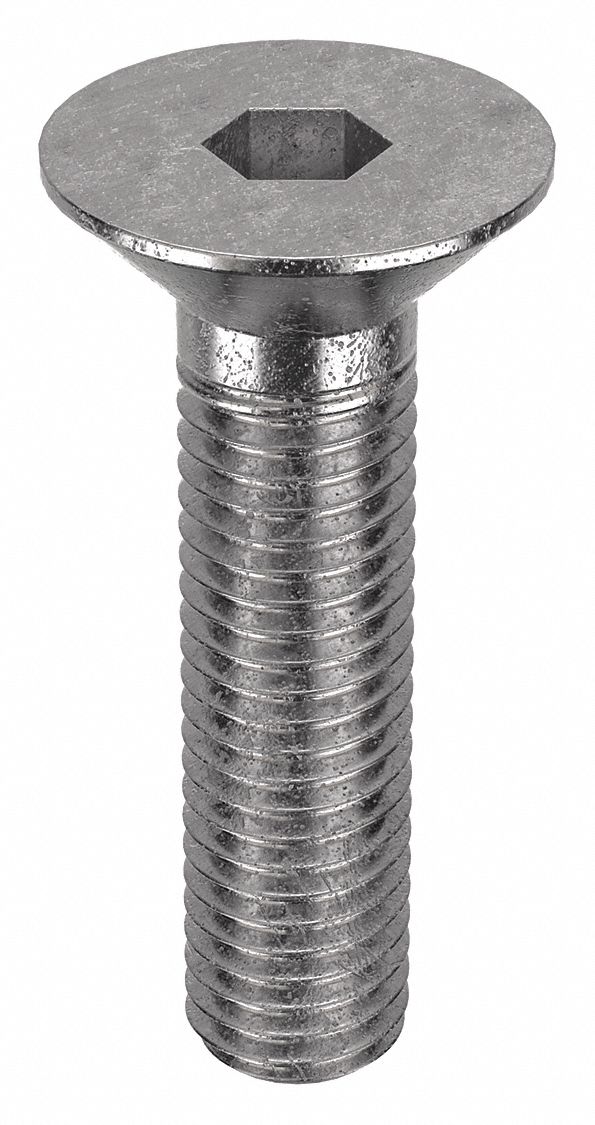 M12-1.75 Thread Size, 45 mm Lg, Socket Flat Head Screw - 38DZ87|M51060 ...