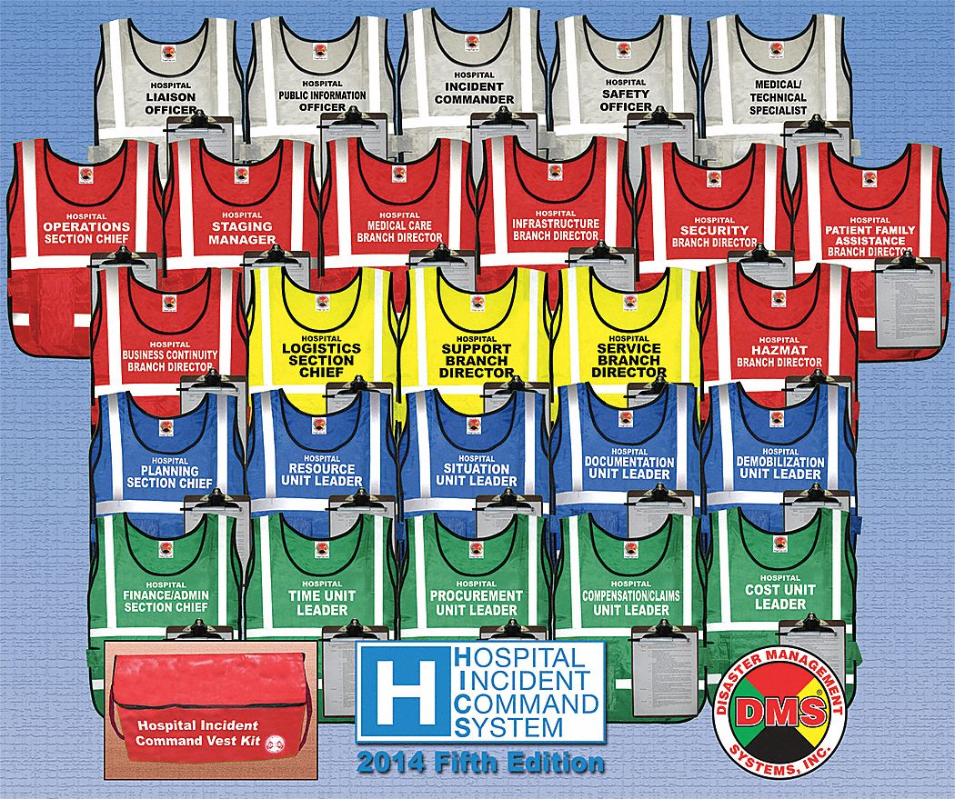 DISASTER MANAGEMENT SYSTEMS, Safety Vest ANSI Class Class 2, Assorted ...