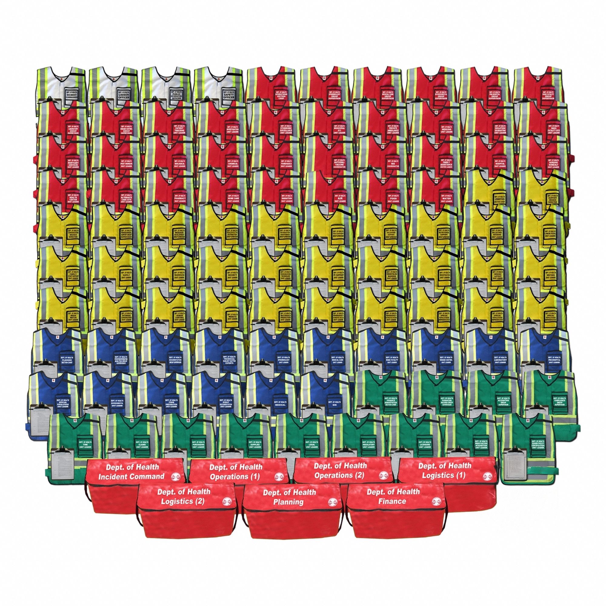 DISASTER MANAGEMENT SYSTEMS, Incident Command Vest Kit - 38E618|DMS ...