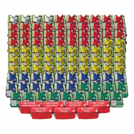 DISASTER MANAGEMENT SYSTEMS, Incident Command Vest Kit - 38E618|DMS ...