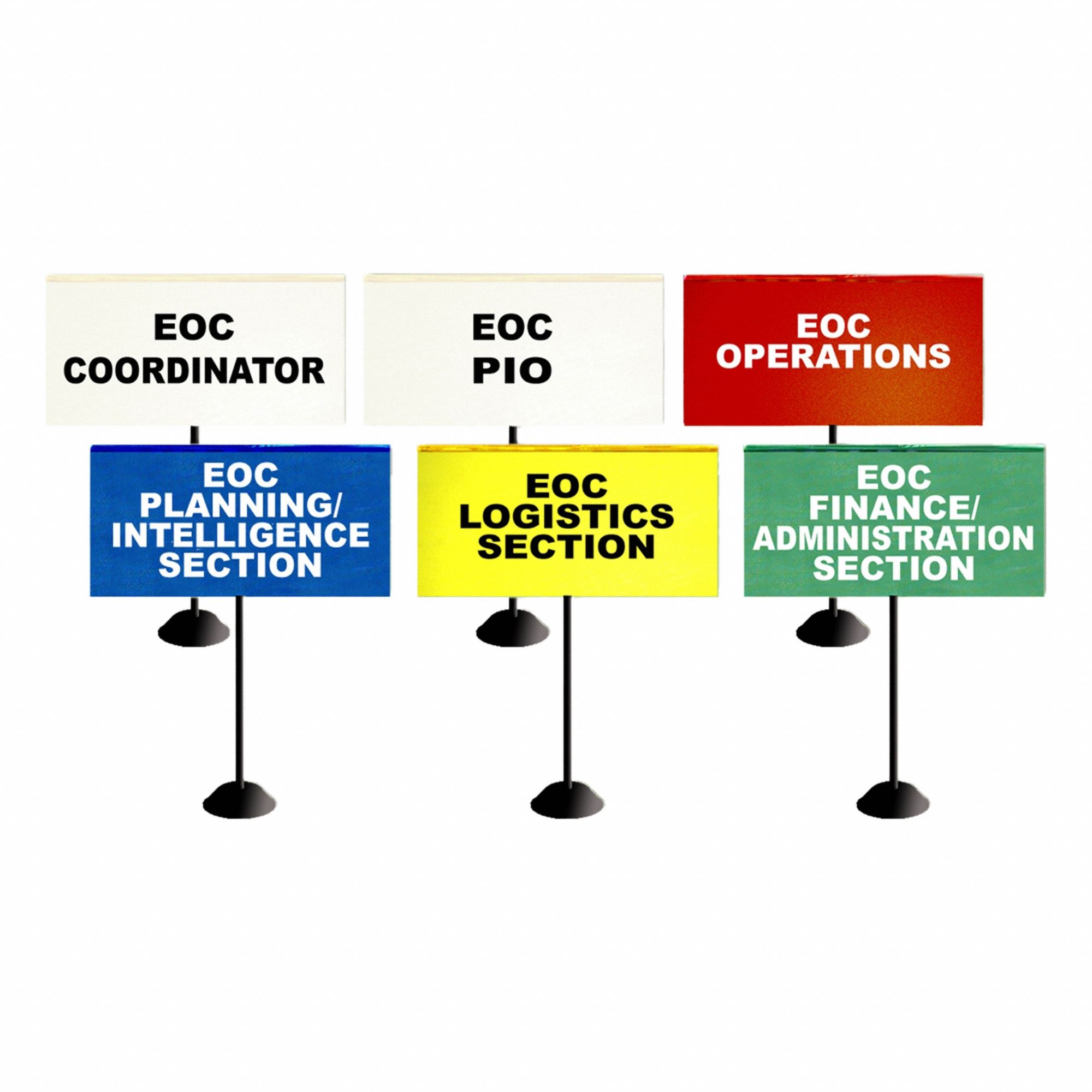 DISASTER MANAGEMENT SYSTEMS, Blue/Green/Red/White/Yellow, 24 in Overall ...