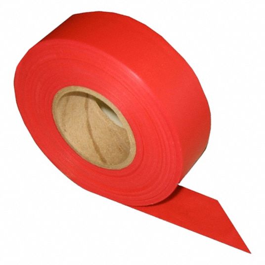 DISASTER MANAGEMENT SYSTEMS, Red, (1) 300 ft Ribbon Roll, Triage Tape ...
