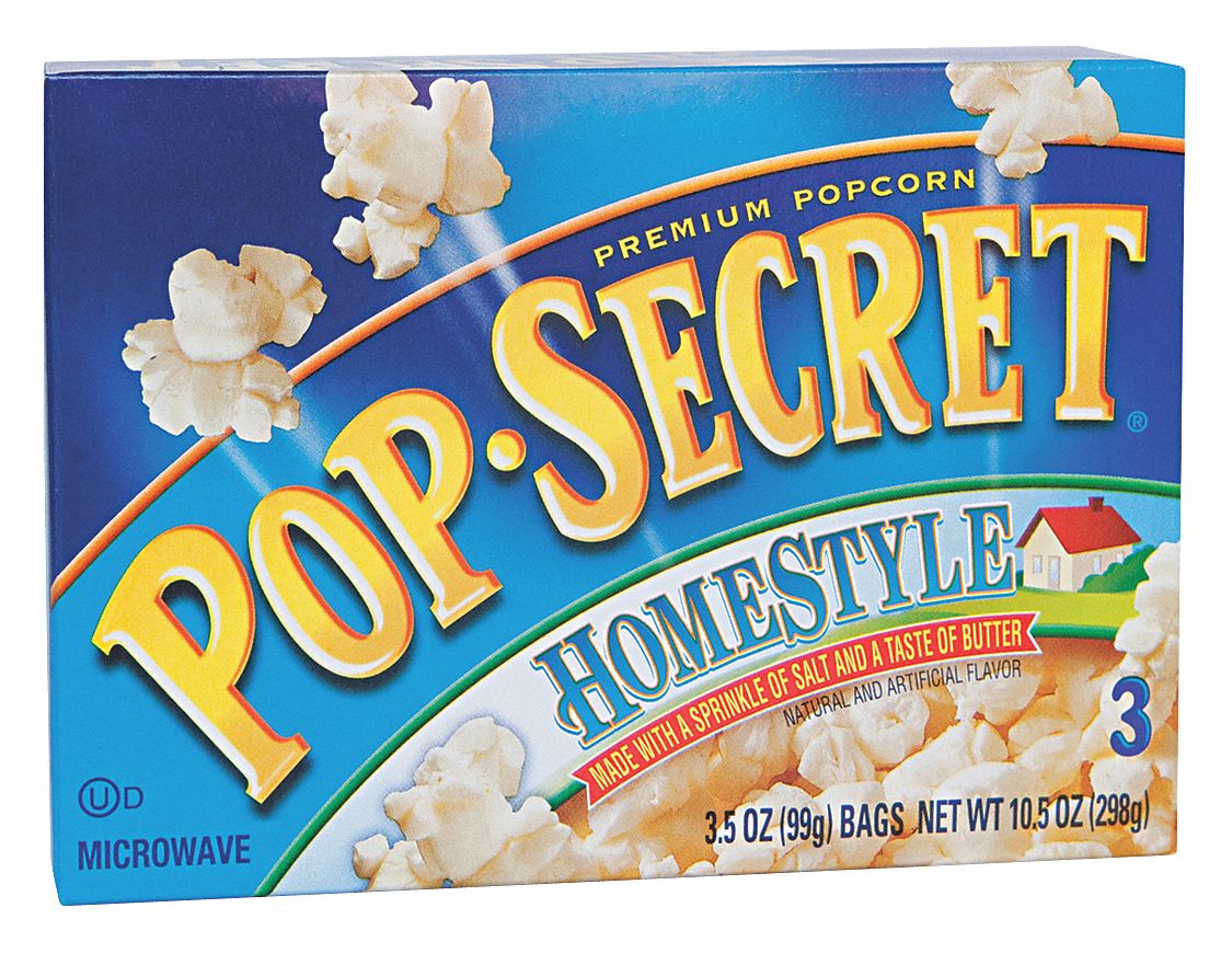 POP SECRET 3.5 oz Homestyle Pop Secret® Microwave Popcorn; PK3 - 38EC82 ...