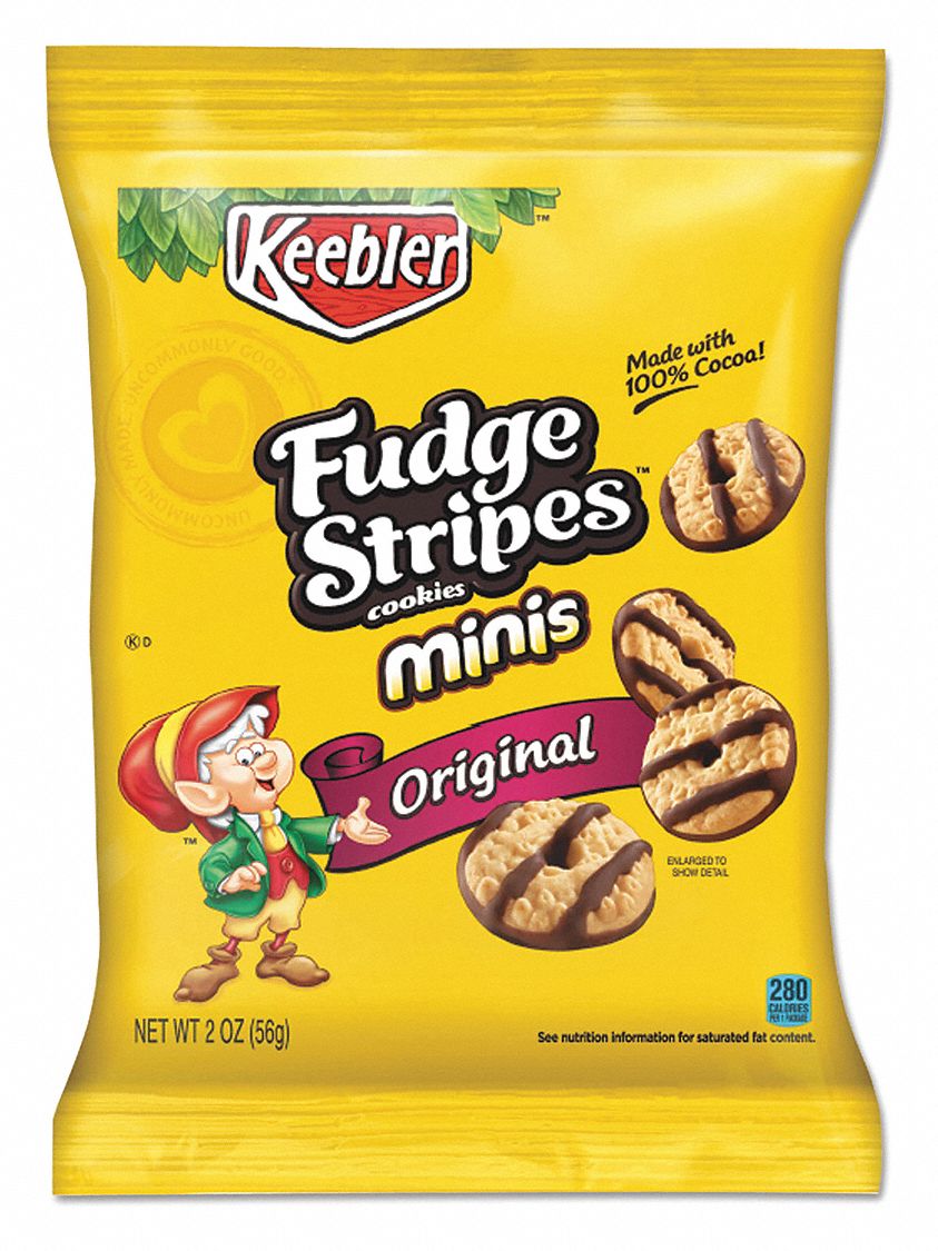 KEEBLER 2 oz Mini Fudge Stripes Keebler(R) Mini Cookies; PK8 - 38ED29 ...
