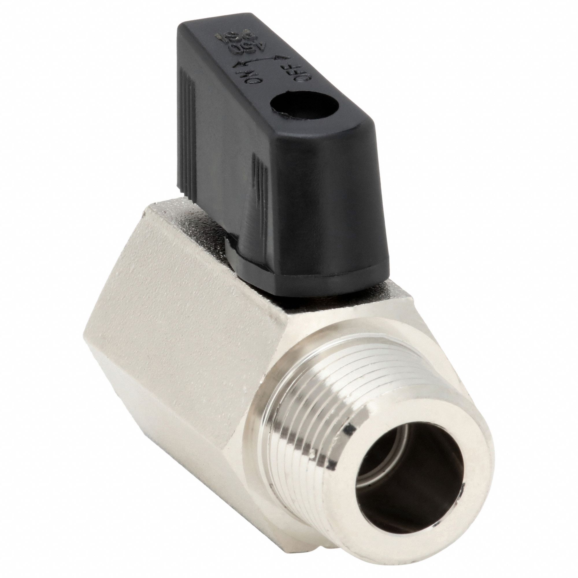 3/8 in, Nickel-Plated Brass, Manual Two-Way Ball Valve - 38EF98|G-CMV ...