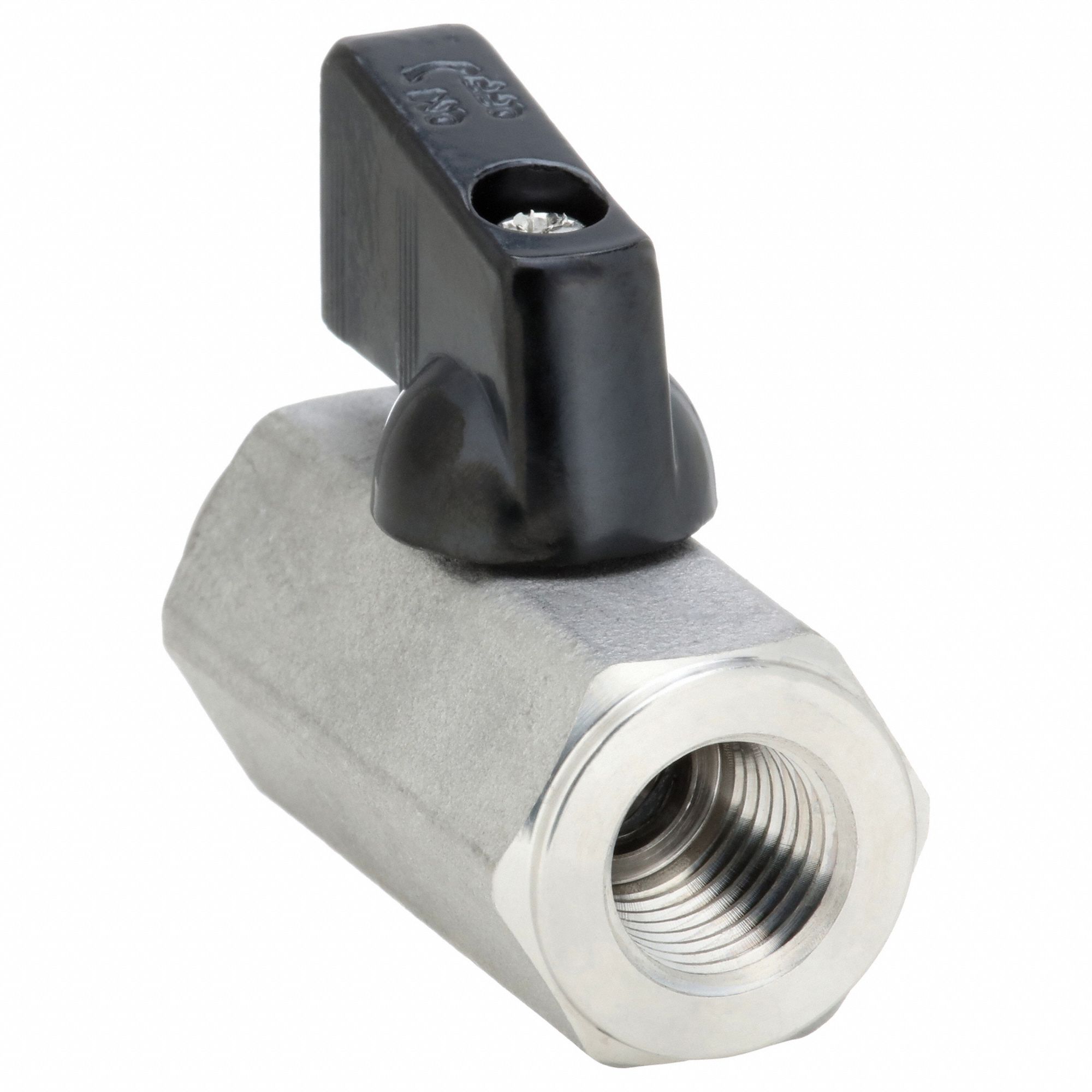1/4 in Nominal Valve Size, 316 Stainless Steel, Manual Two-Way Ball ...