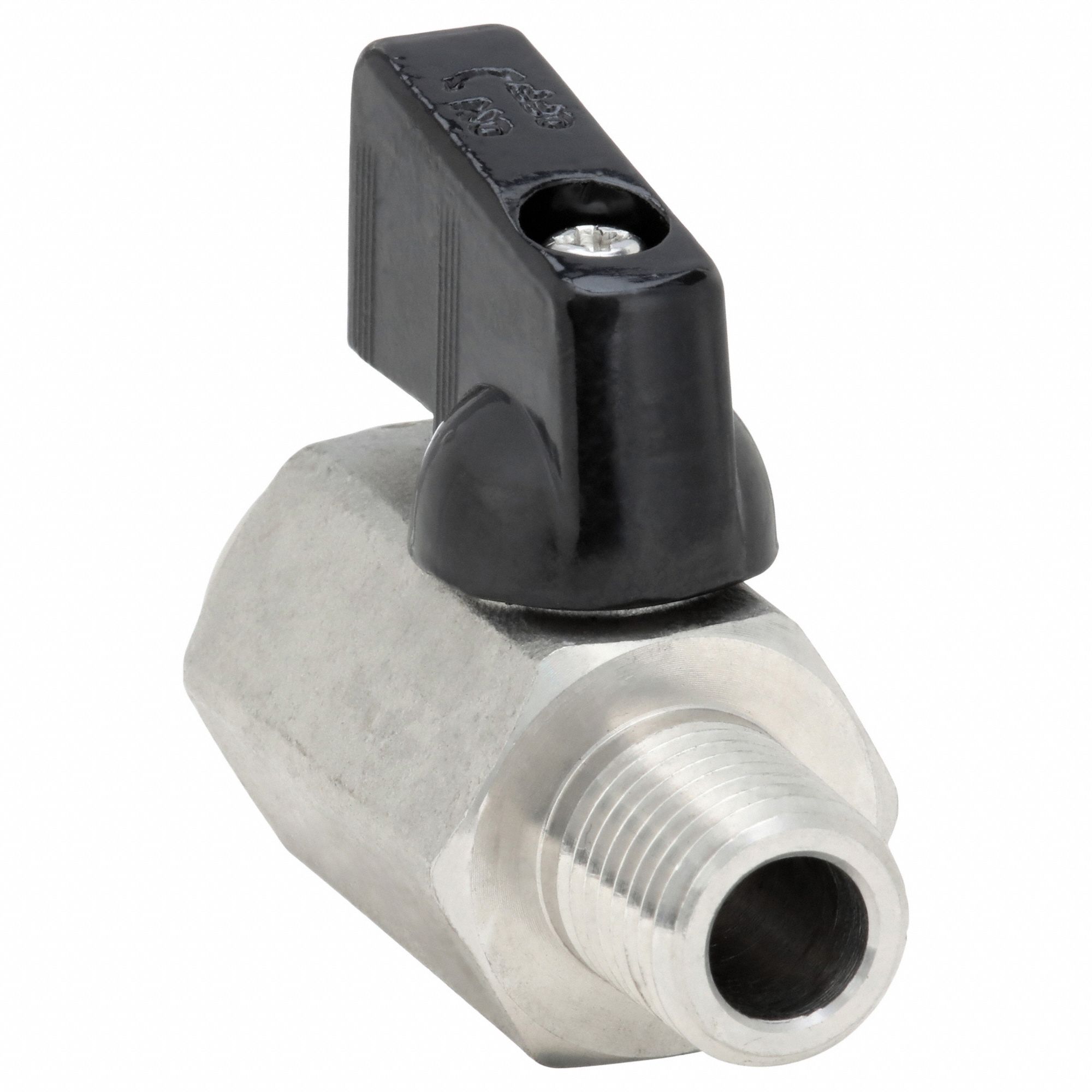 1/4 in Nominal Valve Size, 316 Stainless Steel, Manual Two-Way Ball ...
