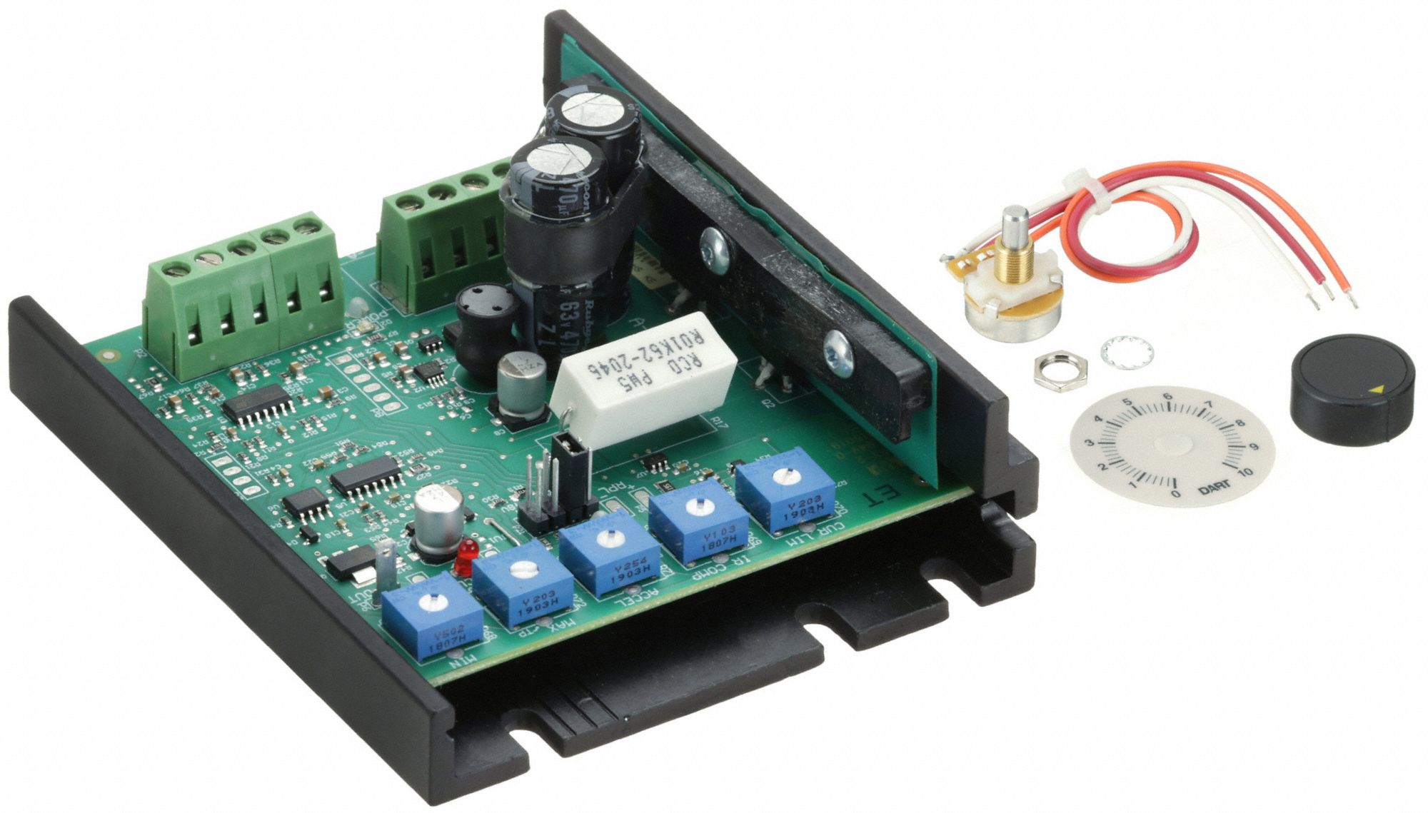 DART CONTROLS DC Speed Control: PWM, Open, 10 A Max Current, 12 to 48V ...