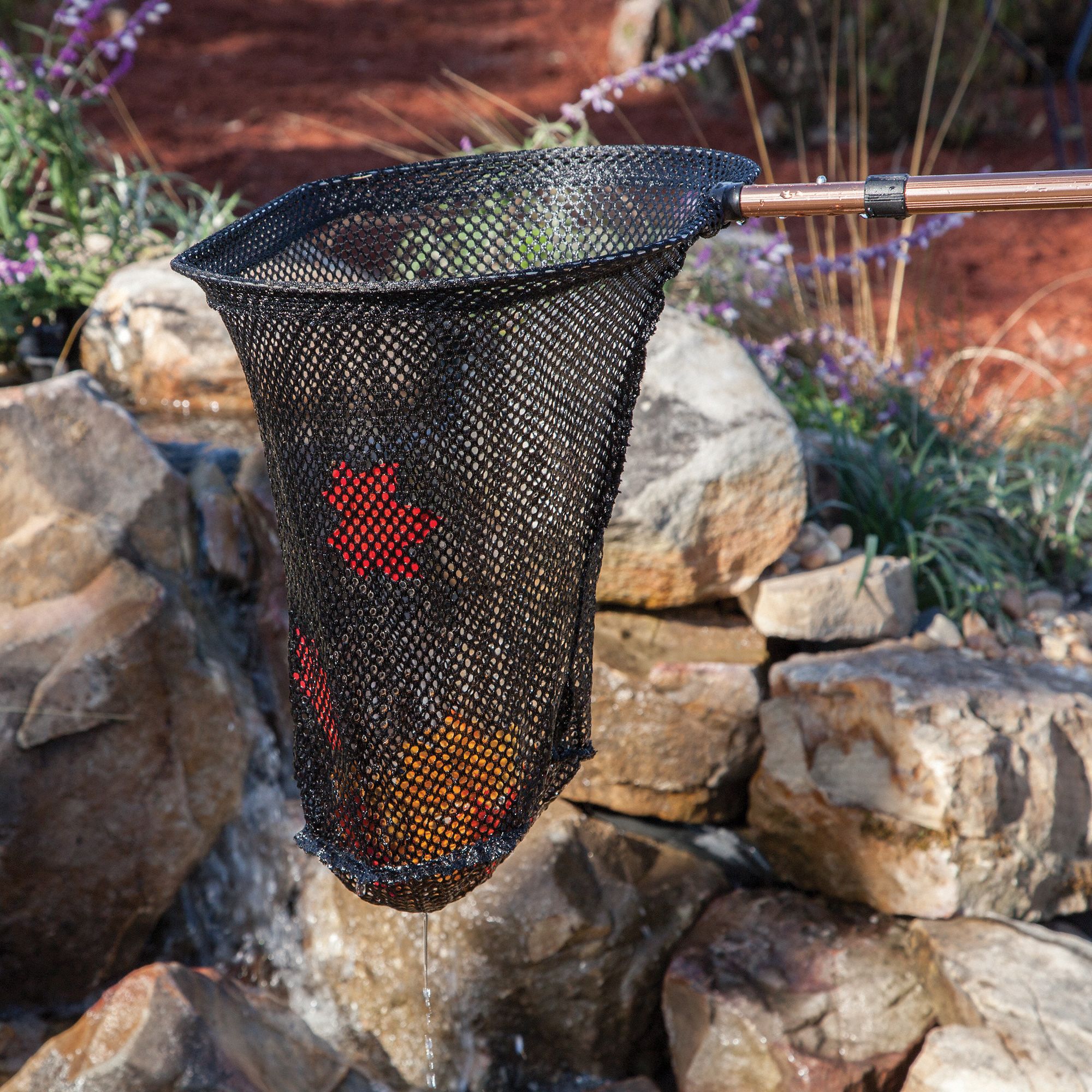 POND BOSS Skimmer Fish Net: 18.5 in Net Dp, Nylon, 1/8 in Net Mesh Size ...
