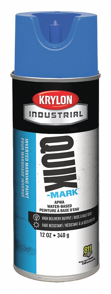 Marking Paint, Color Family Blues, Color Brilliant Blue - Grainger