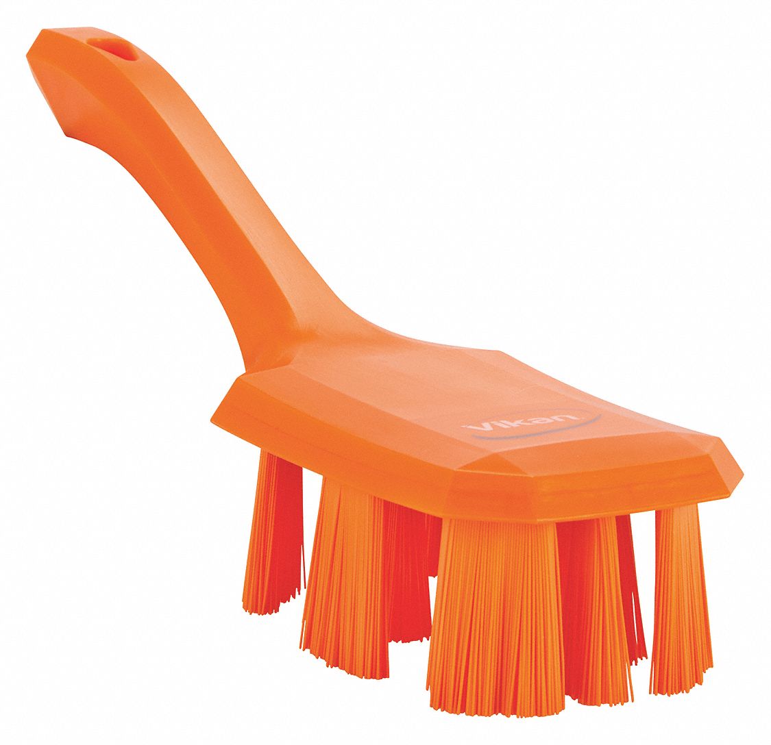 VIKAN, Stiff, Plastic, Scrub Brush - 38EV21|41797 - Grainger