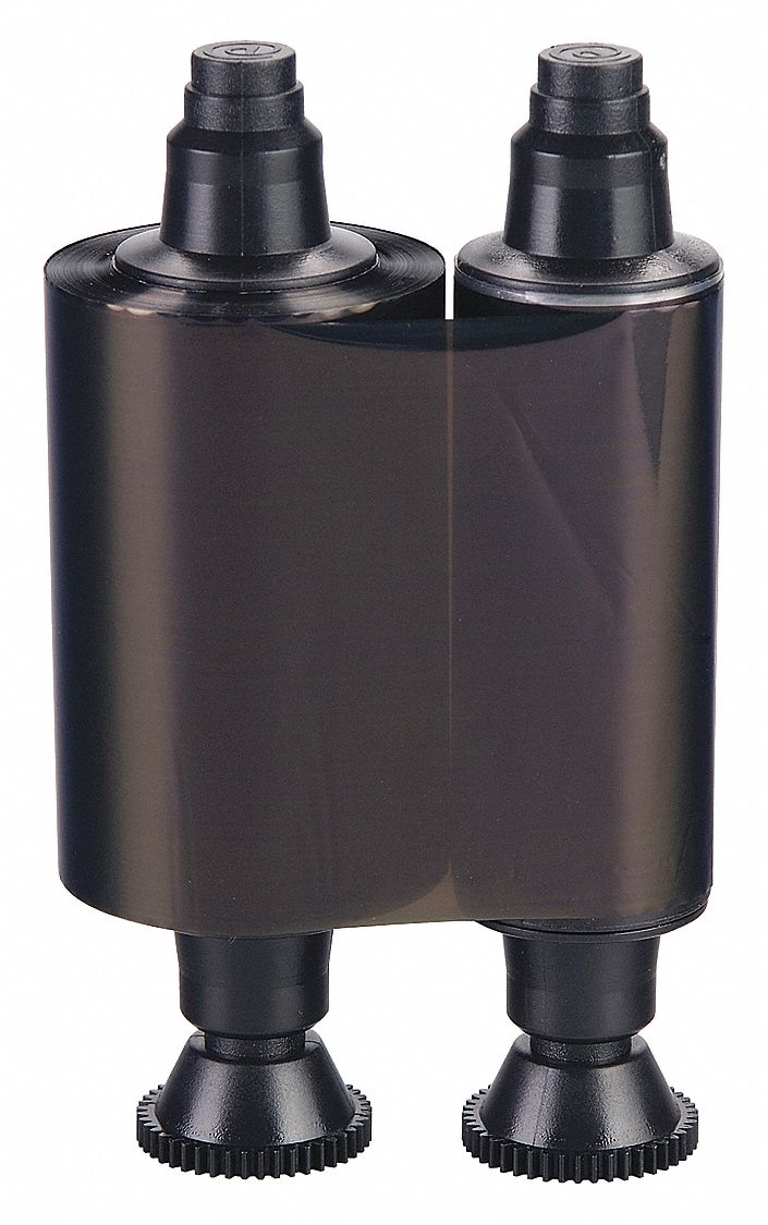 Black, 1,000 Prints per Roll, ID Card Printer Ribbon - 38EV85|R2029 ...