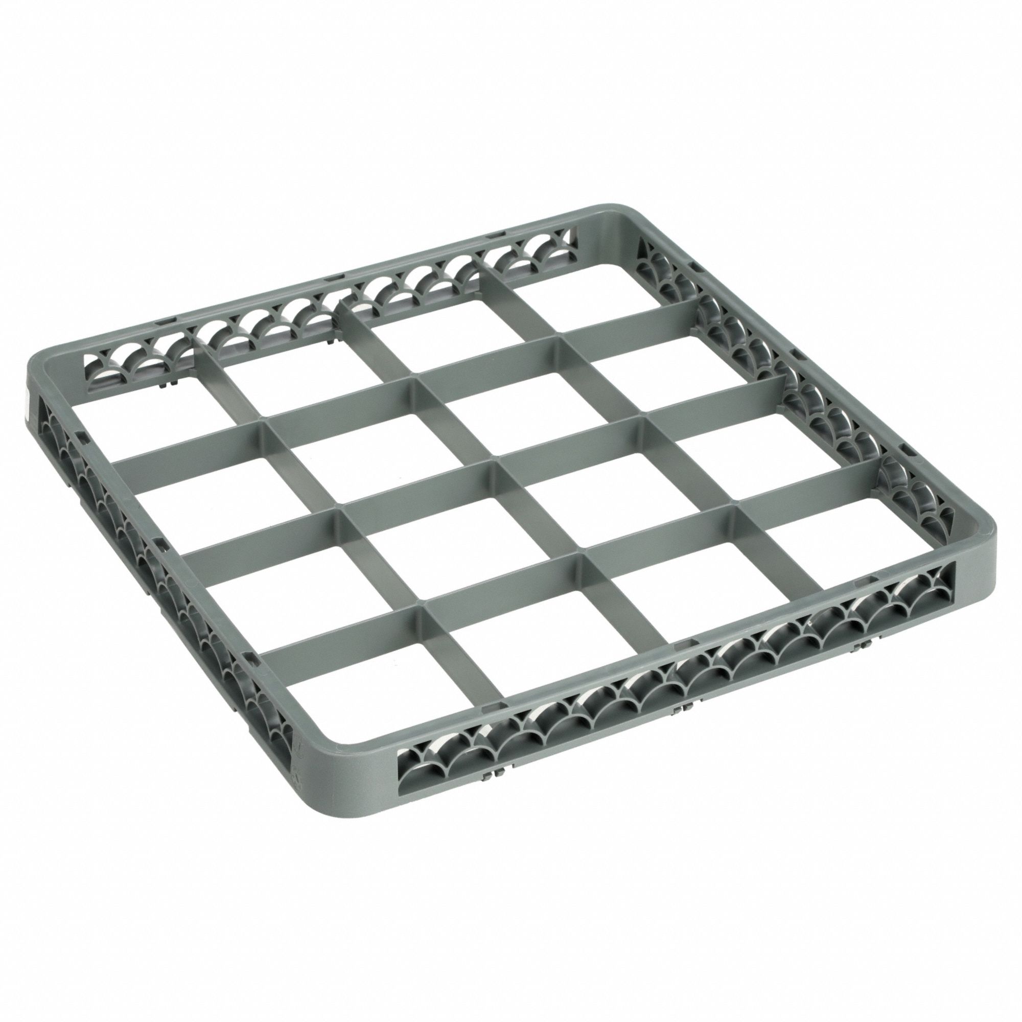 CRESTWARE, 19 1/2 in Overall Lg, 19 1/2 in Overall Wd, Glass Rack ...