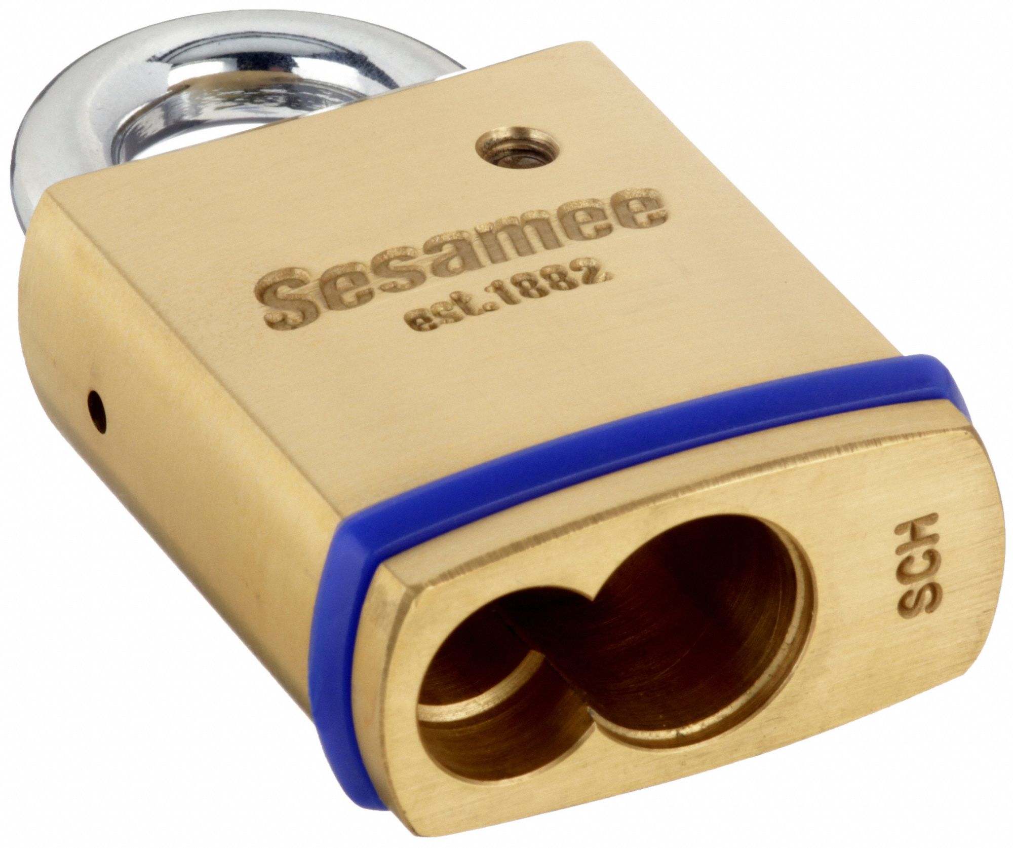 SESAMEE Padlock: 3/4 in Vertical Shackle Clearance, 25/32 in Horizontal ...