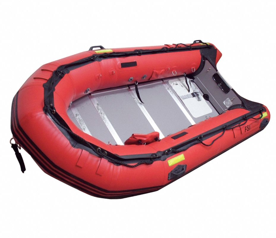 FSI Bote de Rescate con Espejo,Rojo,16 pies - Dispositivos de Flotación ...