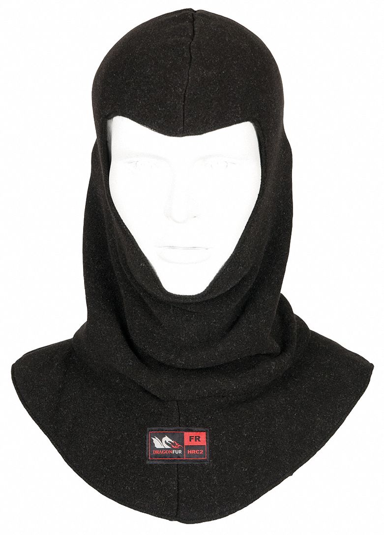 DRAGONWEAR Flame Resistant Balaclava, Black - 38G038|DF811 - Grainger