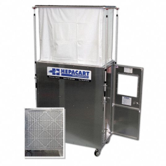 Ceiling Cavity Dust Containment Unit, 1 Person, Number of Doors 1, 53-1 ...