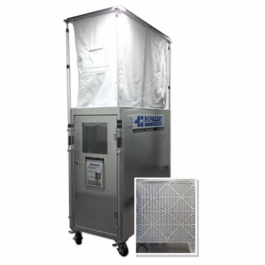 Ceiling Cavity Dust Containment Unit, 1 Person, Number of Doors 1, 53-1 ...