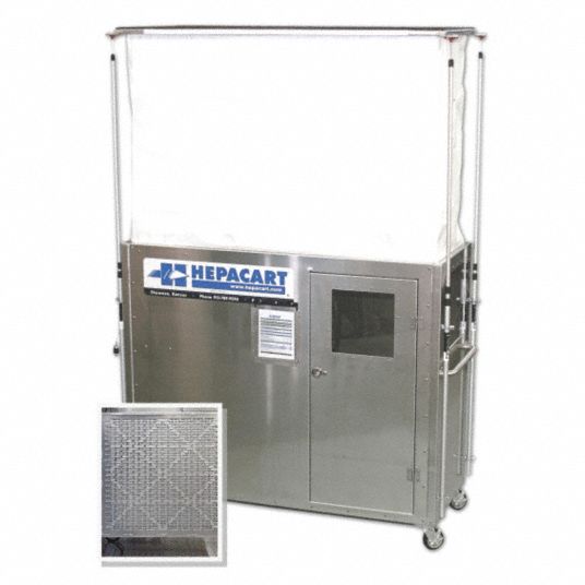 Ceiling Cavity Dust Containment Unit, 2 Person, Number of Doors 1, 53-1 ...