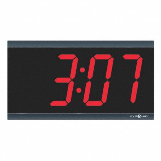 LED, 4 Digits, Digital Clock - 38G229|DIG-4B - Grainger