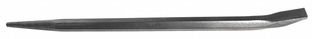 MAYHEW Line-Up Pry Bar: Chisel End, 14 in Overall Lg, 1/2 in Bar Wd, 2 ...