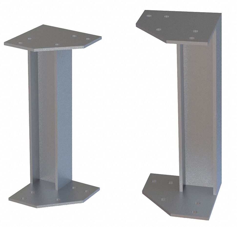 TRI-ARC, 20 in Overall Ht, 36 in Overall Wd, Support Leg - 38GR14 ...