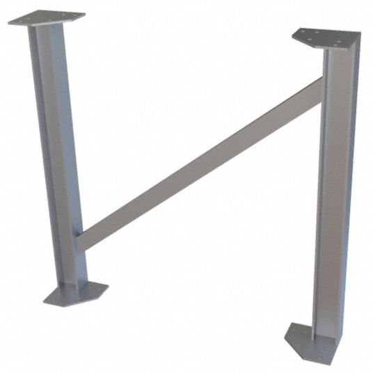 TRI-ARC, 40 in Overall Ht, 36 in Overall Wd, Support Leg - 38GR16 ...