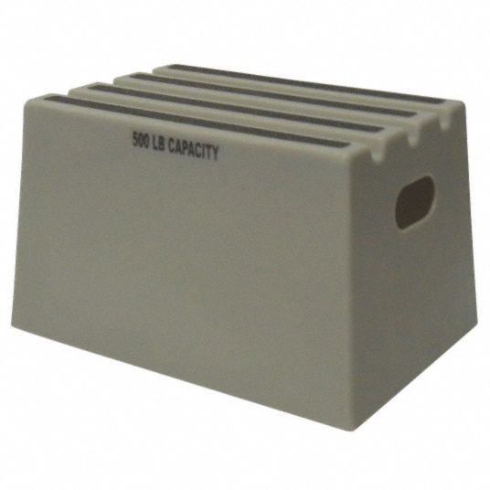 DPI Box Step: 1 Steps, 11 1/2 in Top Step Ht, 19 1/2 in Bottom Wd, 500 ...