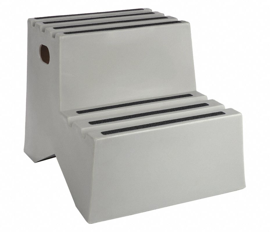 DPI Soporte de Paso,2 Pasos,Polietileno,Gris - 38GT97 | ST217-07 ...